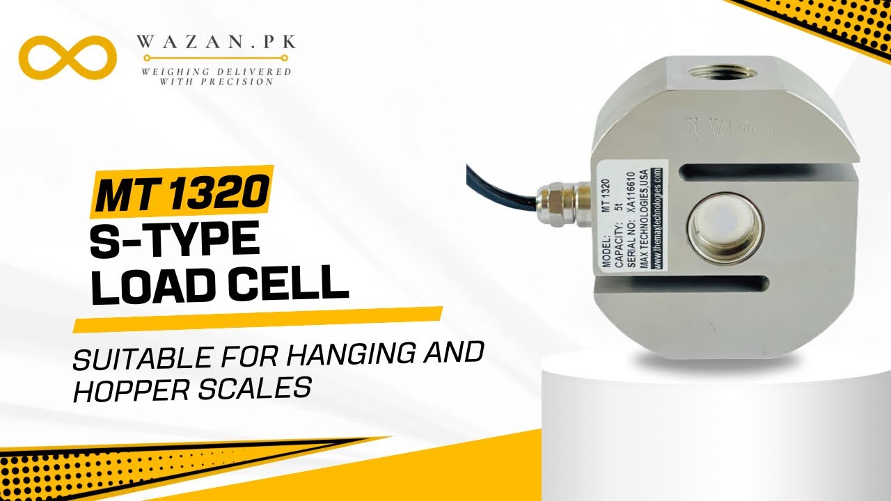 Introducing the MT 1320 S-Type Load Cell from Max Technologies, USA ...