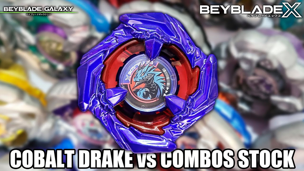 COBALT DRAKE 4-60F vs COMBOS STOCK [Beyblade X ベイブレードX] - YouTube