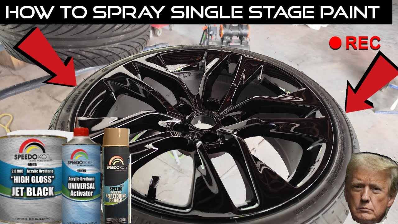 How to Perfectly Spray Speedokote Single Stage Paint & Prep with a ...
