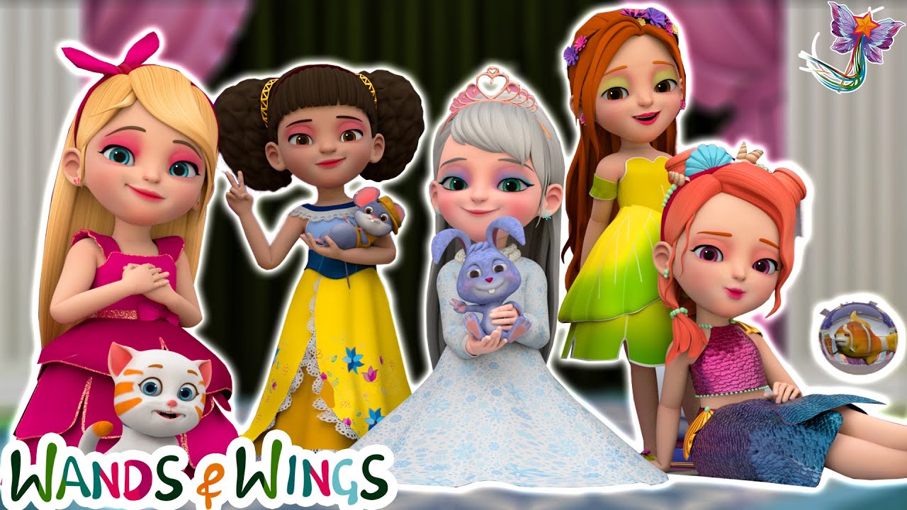 Meet the Princess | Five Little Princess | Nursery Rhymes for Kids ...