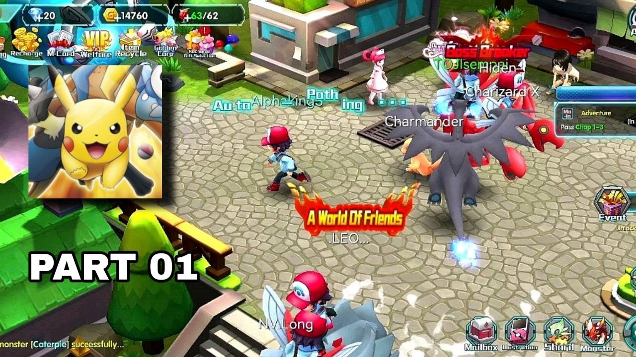 Pokeland Legends | Gameplay walkthrough | Part 01 | #pokelandlegends # ...