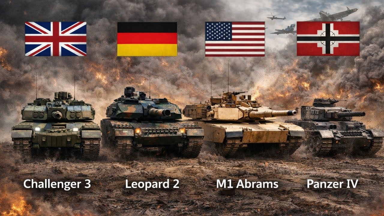 Challenger 3 vs Leopard 2 vs M1 Abrams vs Panzer IV – Ultimate Tank ...