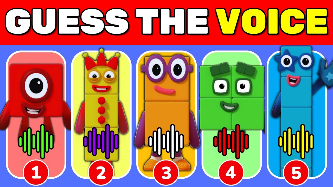 Guess The NUMBERBLOCKS Characters By Their Voice - Numberblocks Quiz ...