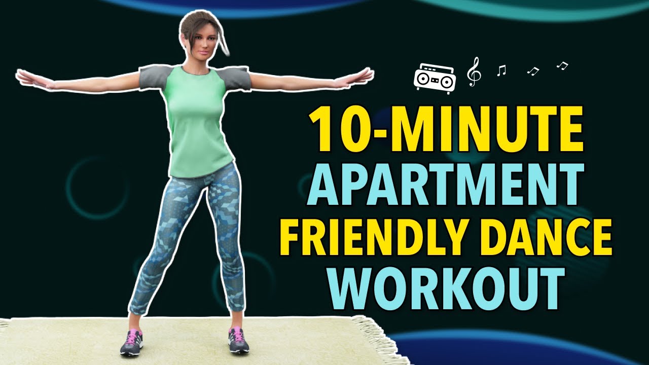 10-Minute Apartment Friendly Dance Workout - YouTube