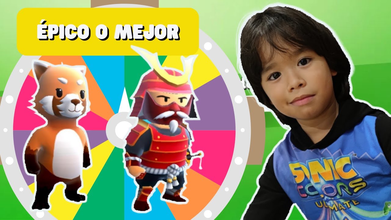 STUMBLE GUYS RULETA ÉPICA O MEJOR - YouTube