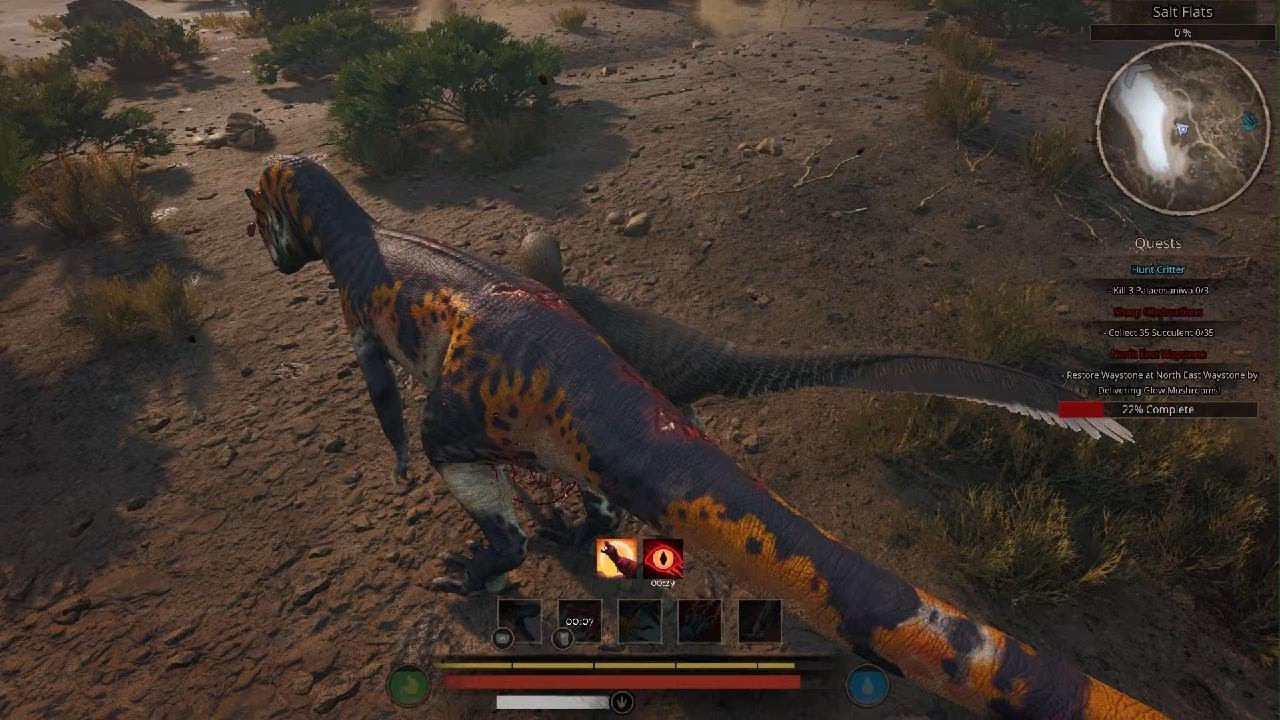 Path of Titans Achillobator vs Allosaurus 1v1 official - YouTube