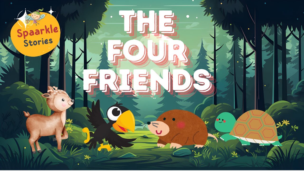 The Four Friends - Panchatantra Stories for Kids | Animated Moral ...