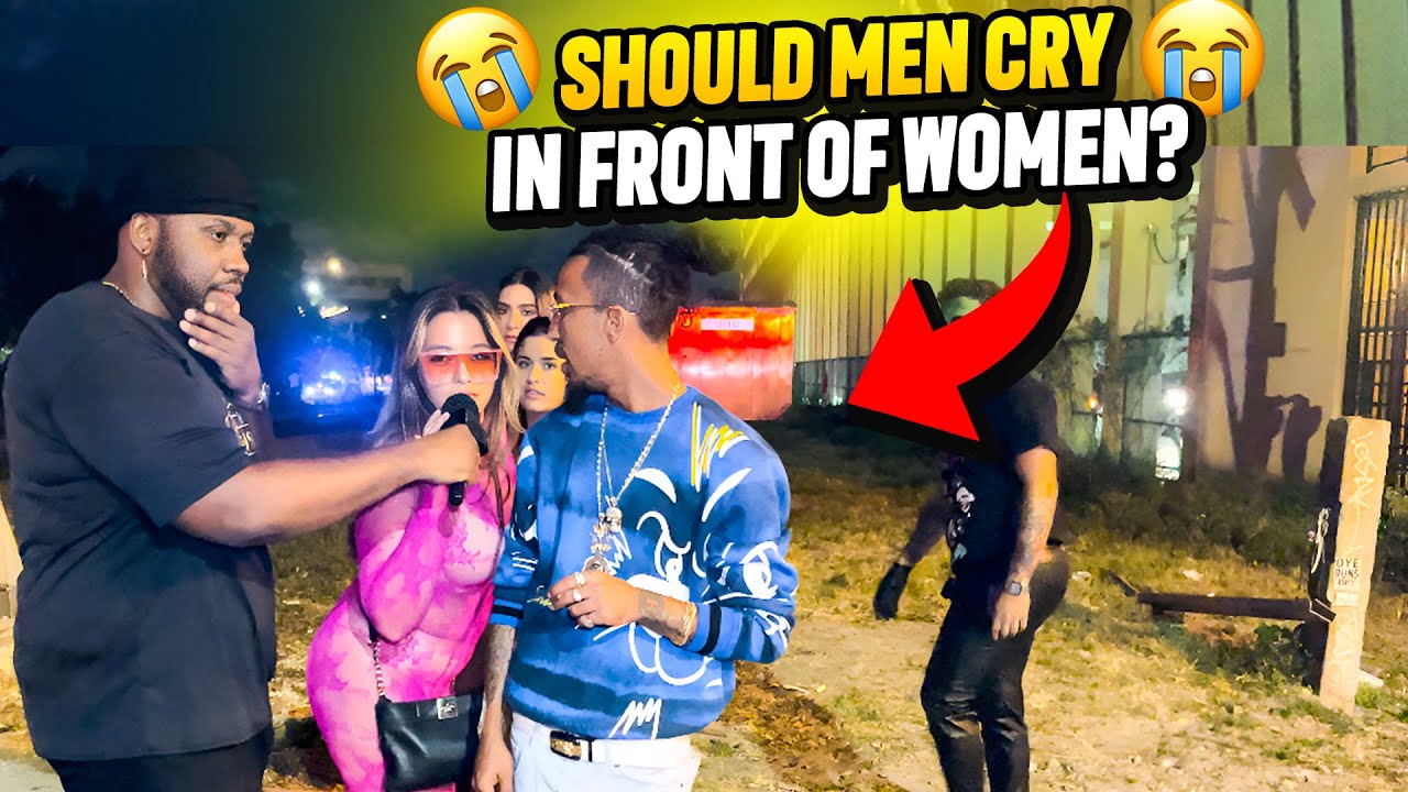 Should men cry in front of women? | Public Interviews | @KS905TV | Fort ...