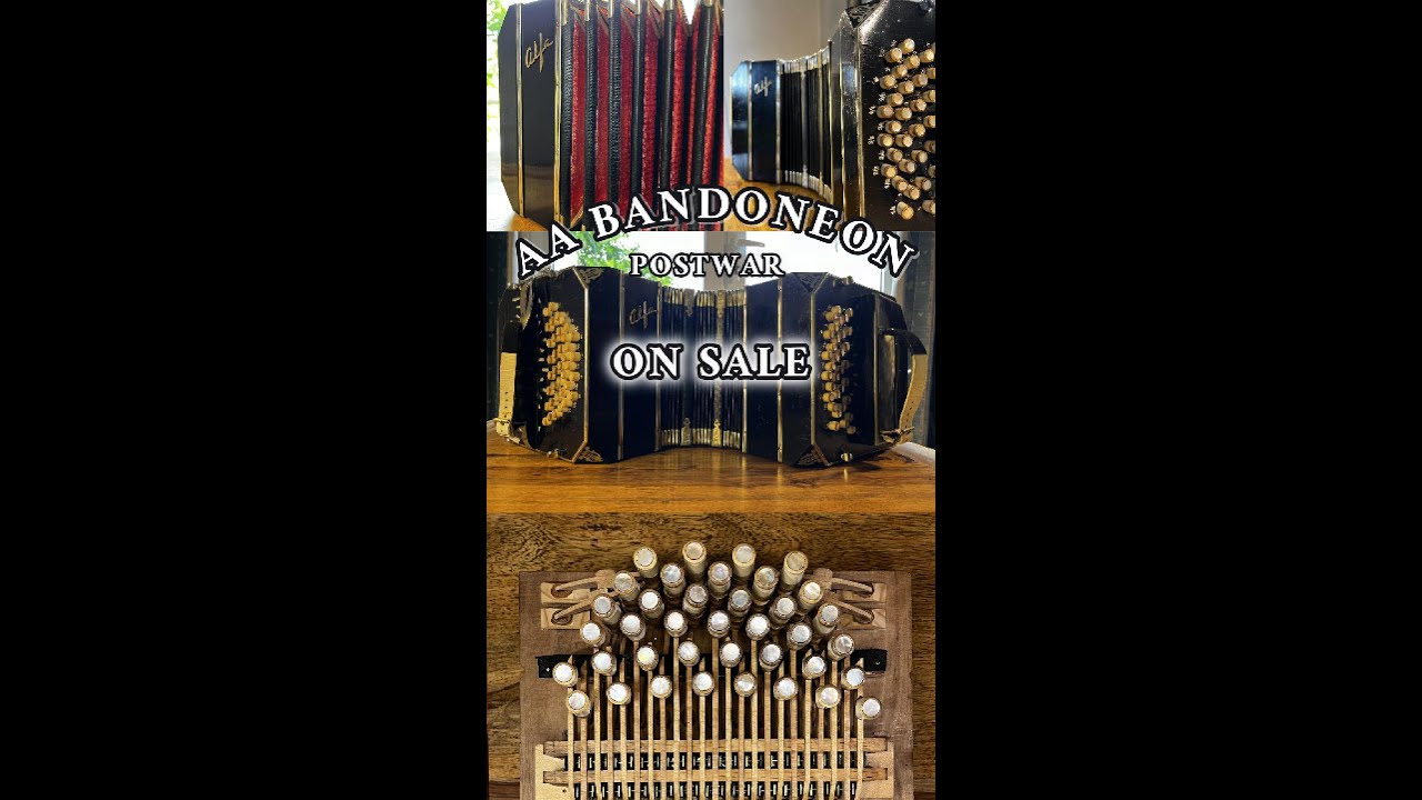 Bandoneón AA de posguerra - Instrumento de Tango con excelente sonido ...