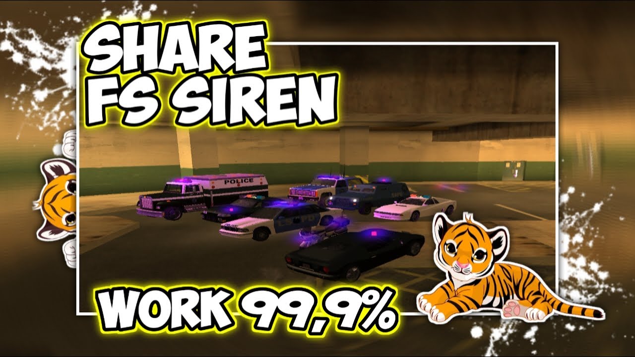 SCRIPT SIREN FOR SAMP WORK 100% (SUPPORT GM INFERNO) - YouTube