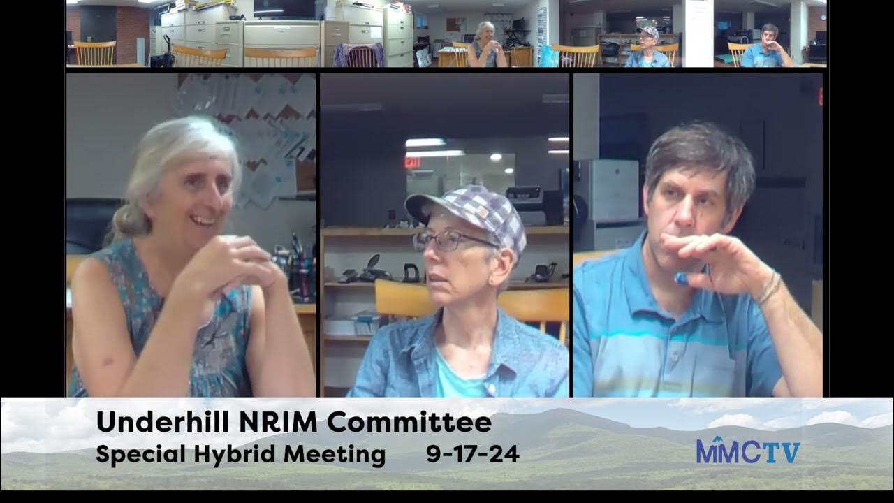 Underhill Natural Resource Mapping & Inventory Cmte 9-17-2024 - YouTube