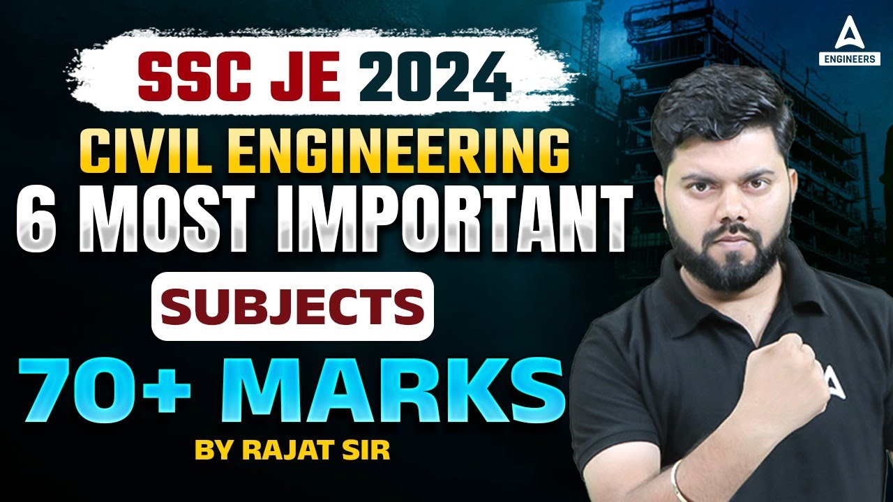 SSC JE Civil Engineering Preparation {6 Most Important Subjects} | SSC ...