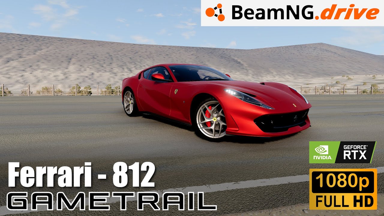 Driving a Ferrari 812 | BeamNG | logitech g29 #logitechg29gameplay ...