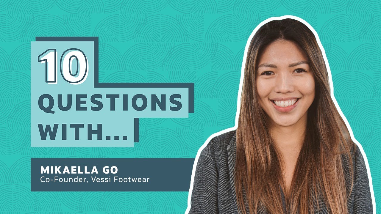 10 Questions With Vessi Footwear Co-Founder Mikaella Go - YouTube