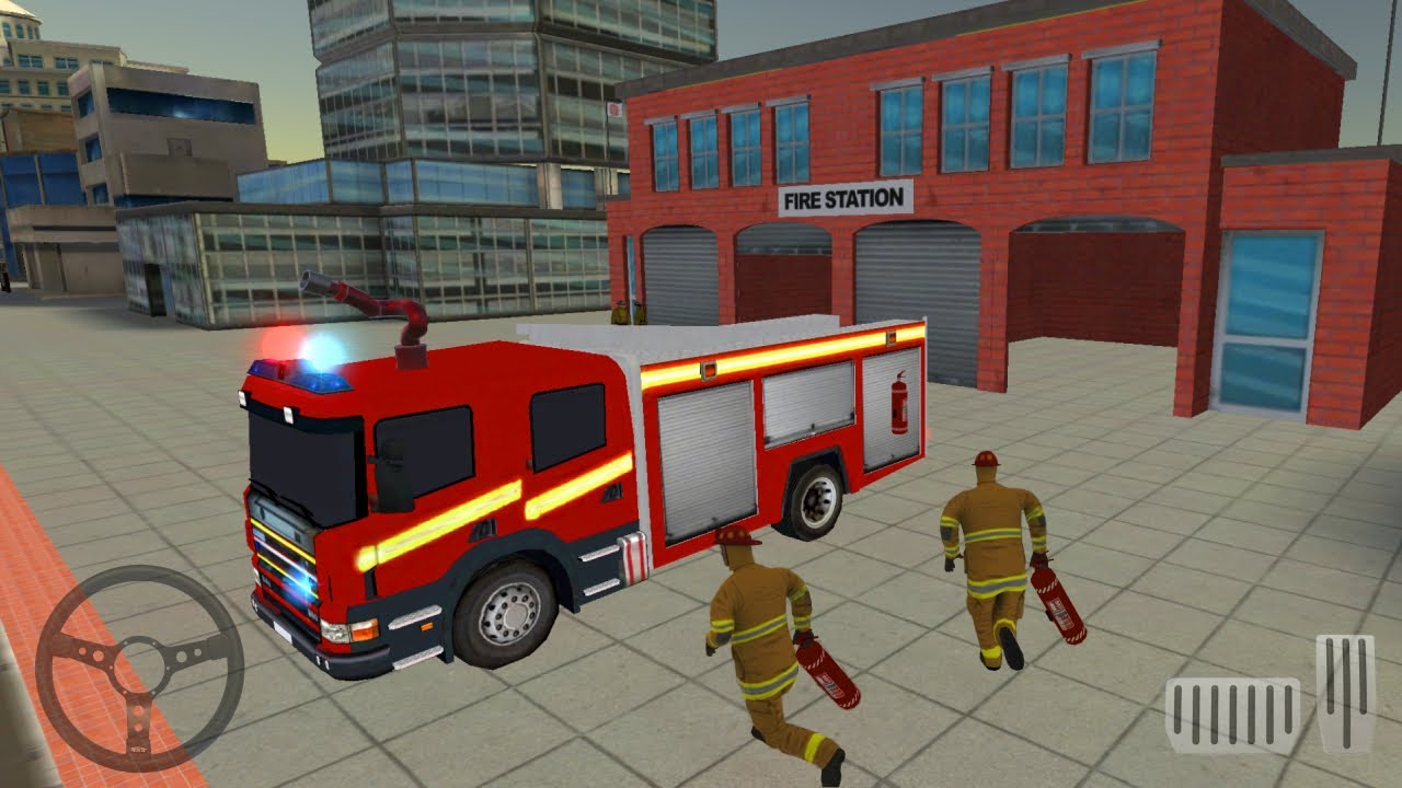 FIREFIGHTER DRIVE FIRE TRUCK SIREN GAME - NY City FireFighter 2017 ...