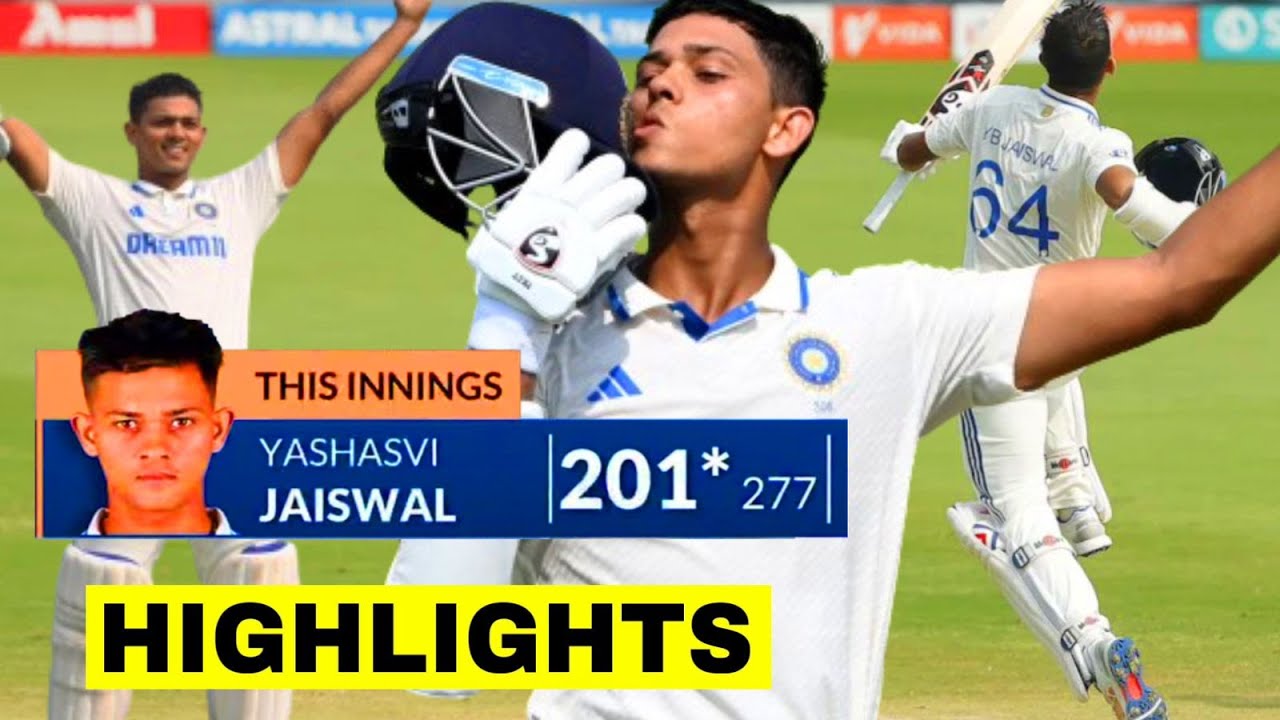 yashasvi jaiswal double century vs England | yashasvi jaiswal batting ...