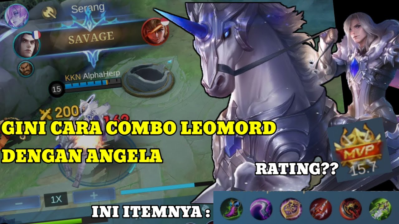 CARA MAIN LEOMORD HYPER + ROAM ANGELA || LEOMORD HYPER BUILD MOBILE ...
