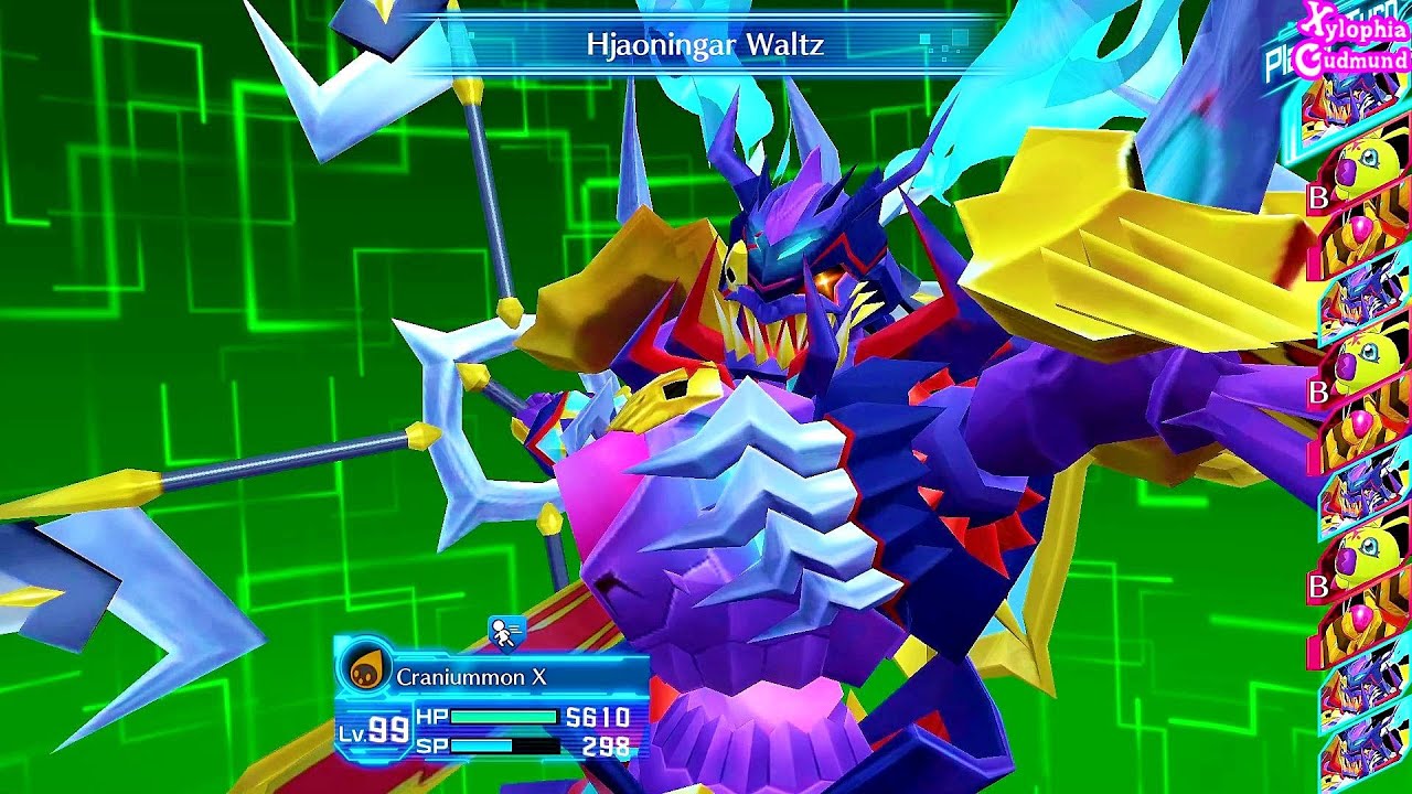 『Xylophia Gudmund』 Knightmon Craniamon to Craniamon X Evolution Line ...