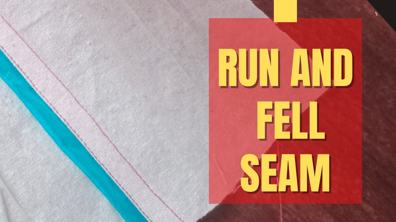 step by step fun and fell seam | Types of seam@FASHIONACADEMYMJ - YouTube