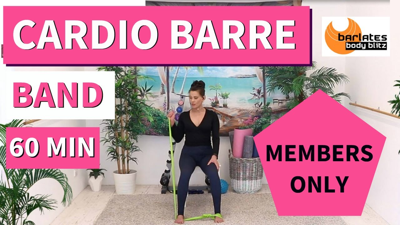 60 MIN CARDIO BARRE TOTAL BODY with Band // BARLATES CARDIO BARRE BAND ...