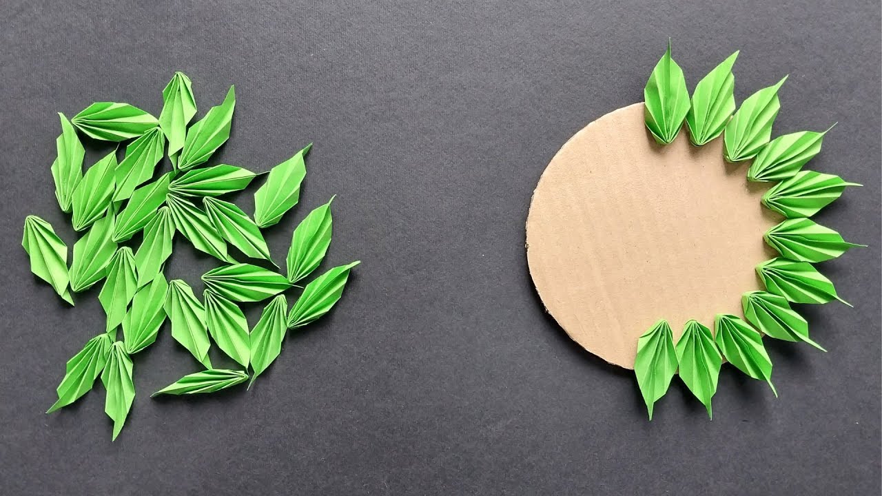 Easy and Quick Paper Wall Hanging Ideas / A4 sheet Wall decor ...