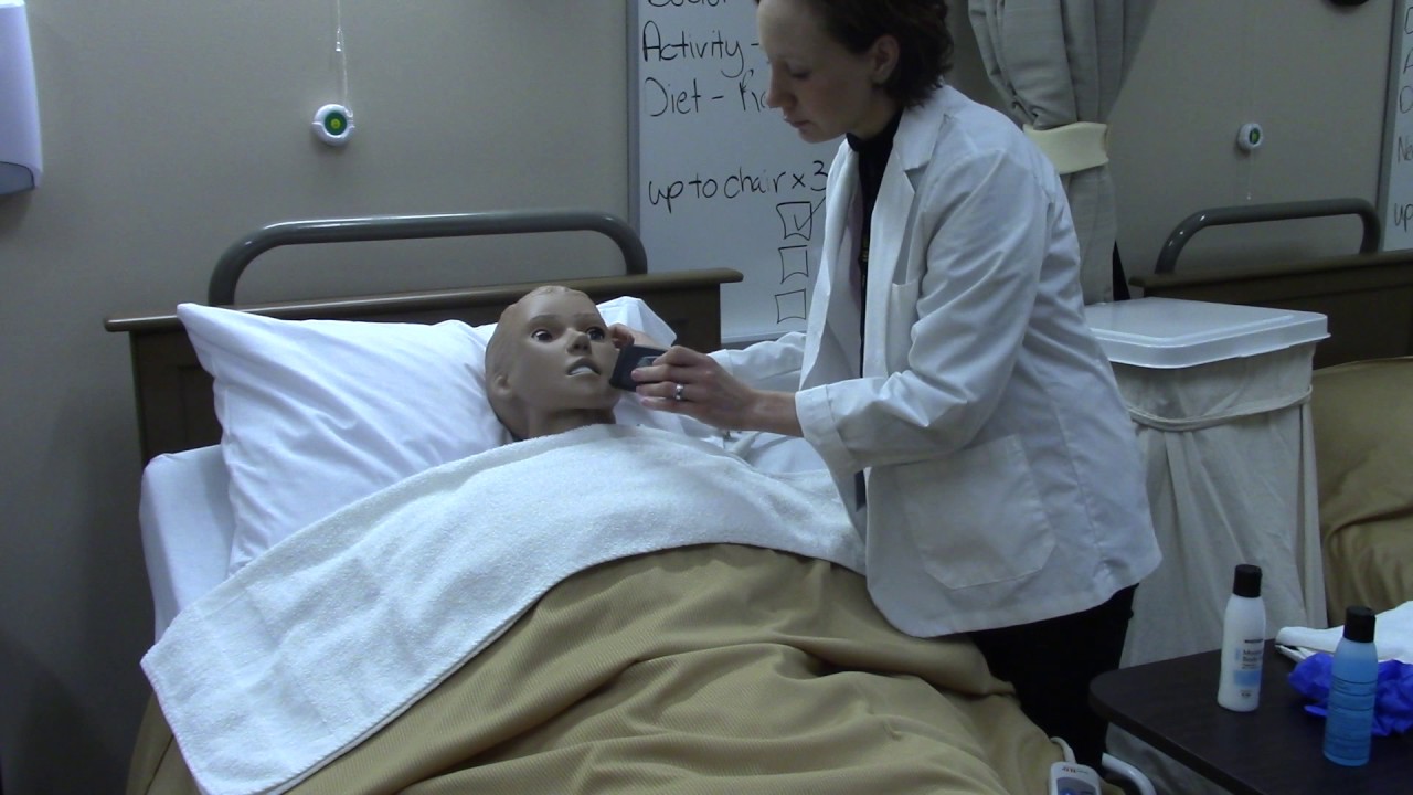 NA Skill shaving a resident with an electric razor - YouTube