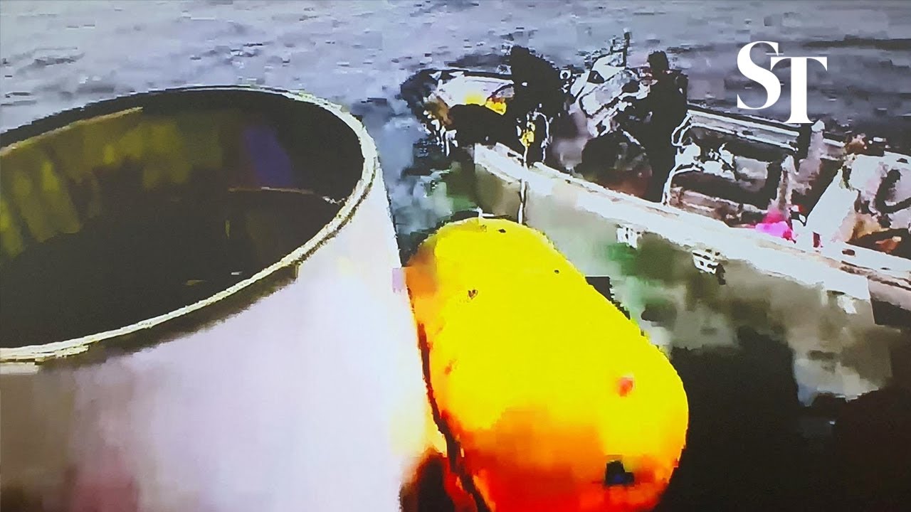 North Korea’s first spy satellite launch ends in failure - YouTube