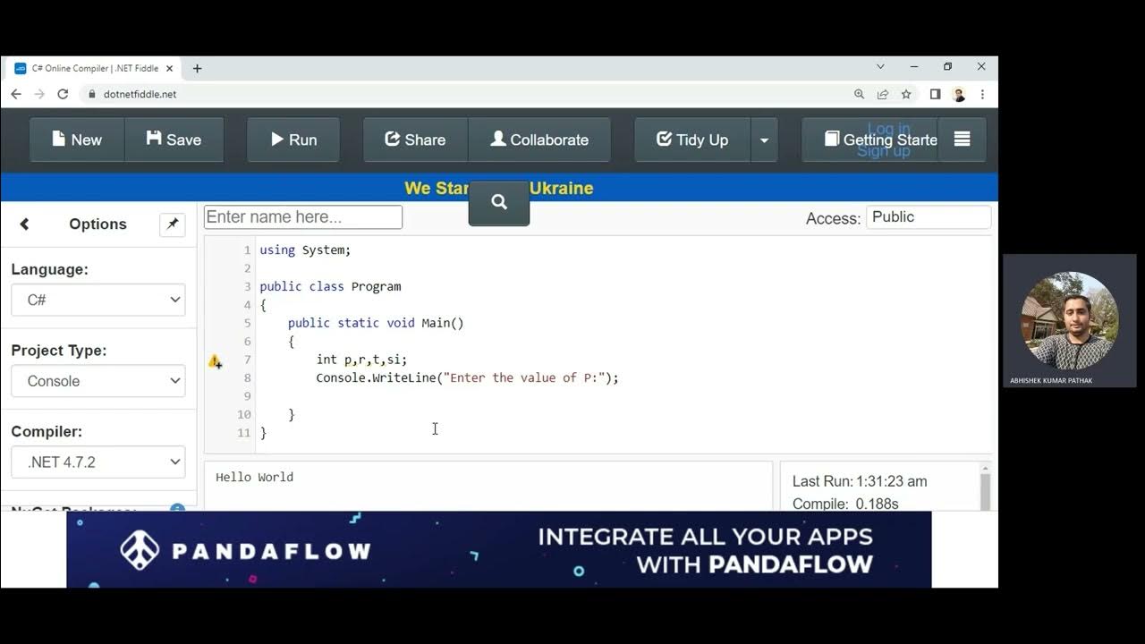 Program In C For Finding Simple Intrest Youtube