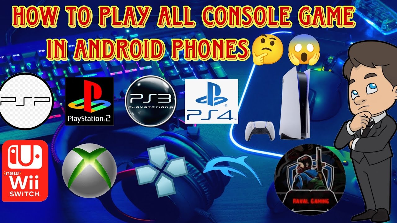 "Finally" Play all Console Game on Android Phones(PSP,PS2,PS3,PS4,PS5)😍 ...