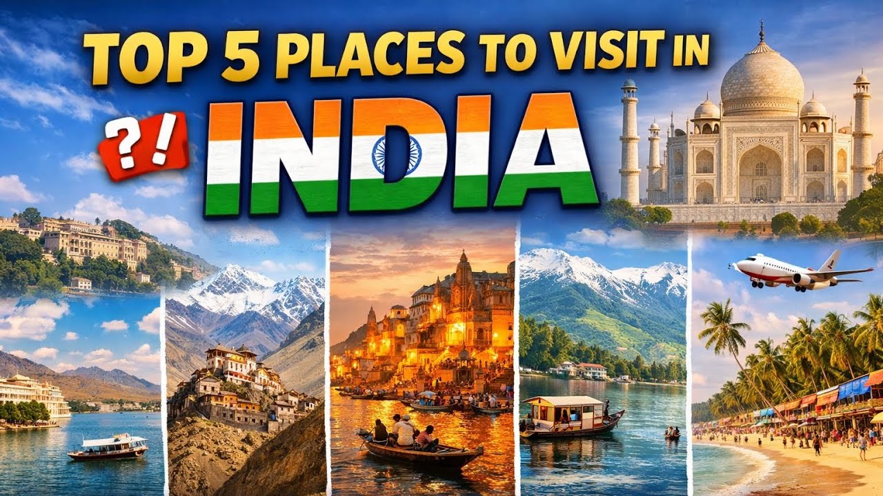 India Travel Bucket List ️ | Top 5 Places You Must Visit | Mountains to ...