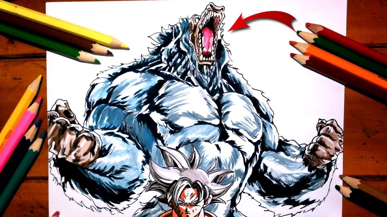More POWERFUL level ! GOKU Ultra superior instinct WITH OOZARU INSTINCT ...