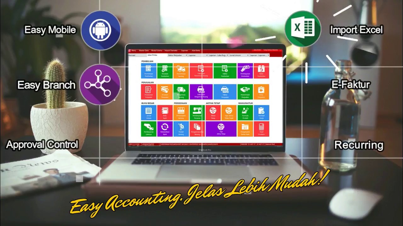 EASY ACCOUNTING 5 JELAS LEBIH MUDAH - YouTube