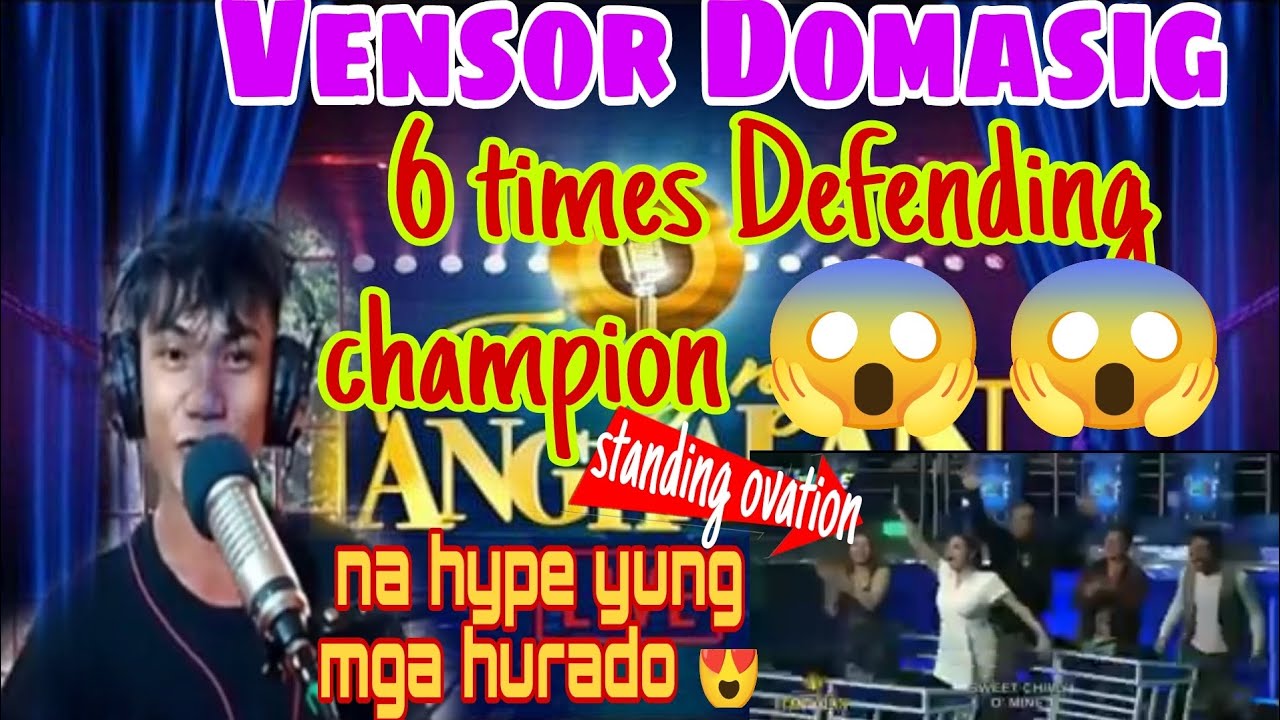 Vensor Domasig | Tawag ng tanghalan 2023 | 6 times Defending champion ...