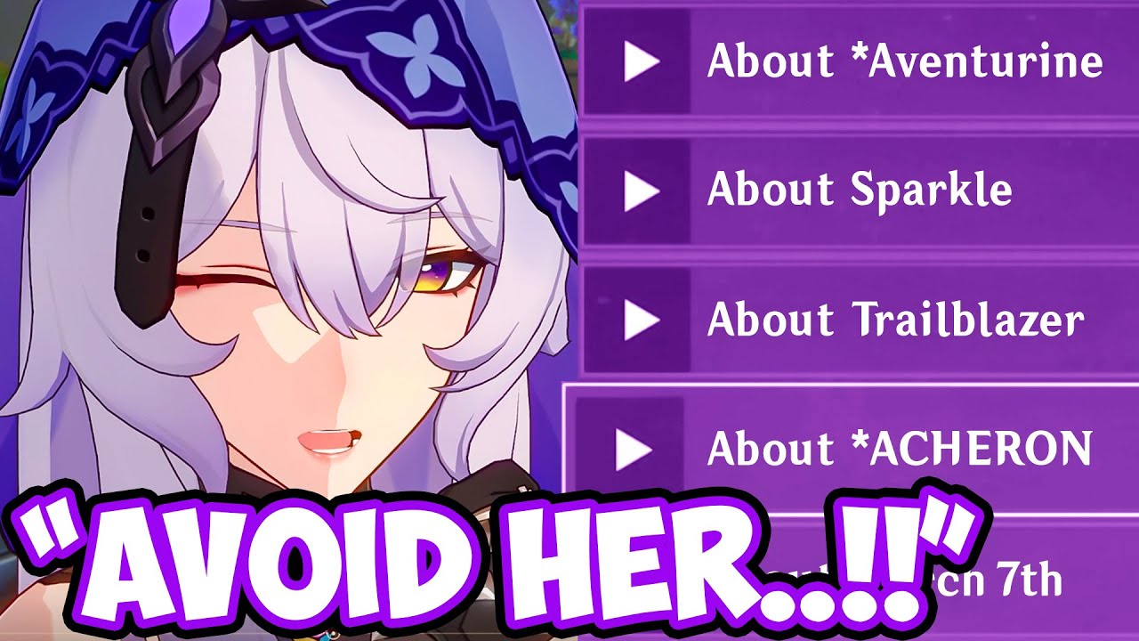BLACK SWAN Talks About ACHERON, AVENTURINE, SPARKLE & Others Honkai Star Rail Lore Voice Lines ...