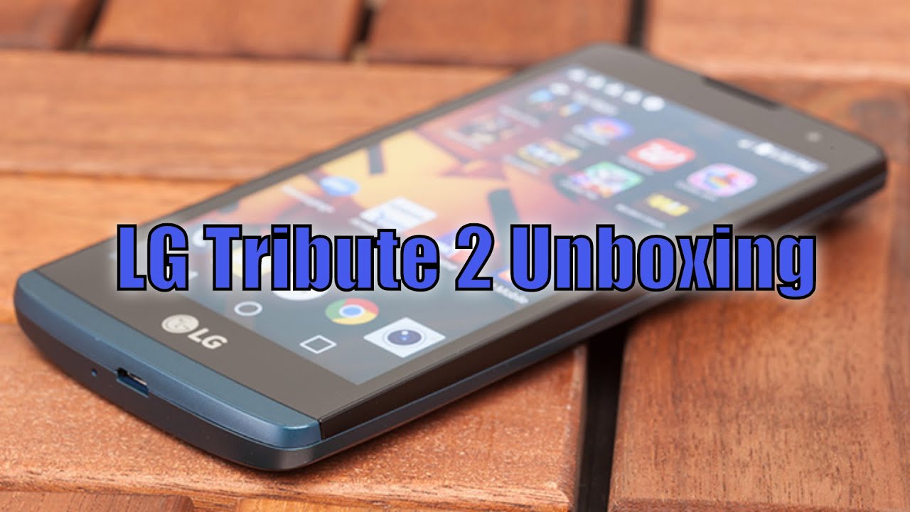 LG Tribute 2 Unboxing - YouTube