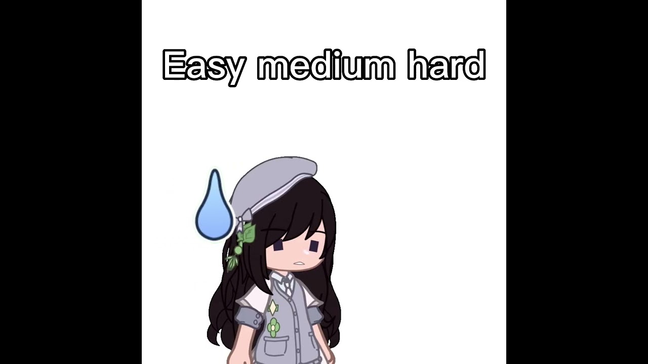 Easy medium hard trend 😭 I tried my best! | :) - YouTube