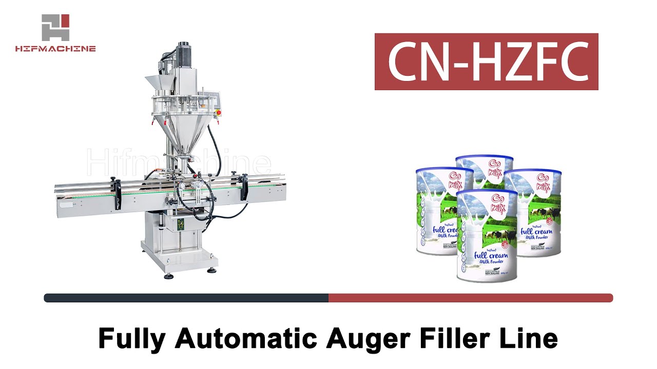 Fully Automatic Auger Filler Line - YouTube