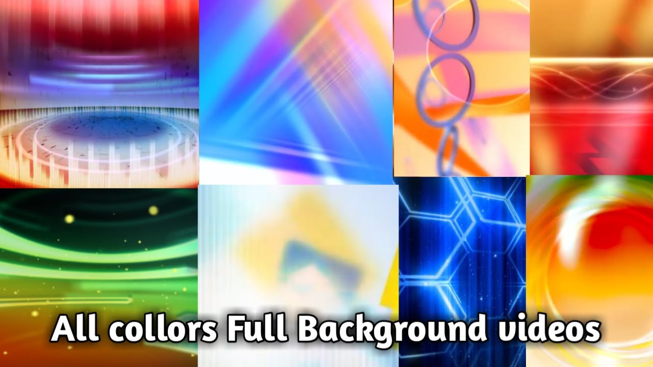All collors Full Background videos 2019 - YouTube