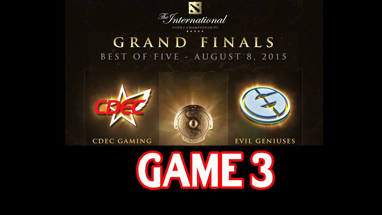 [DOTA2] TI5 Grand Final - CDEC vs EG - Game 3 - 1080p - YouTube