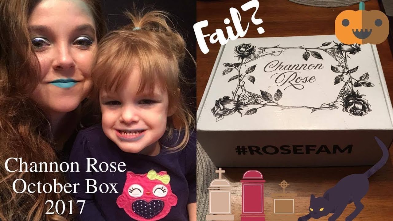 Channon Rose October Box 2017 - YouTube