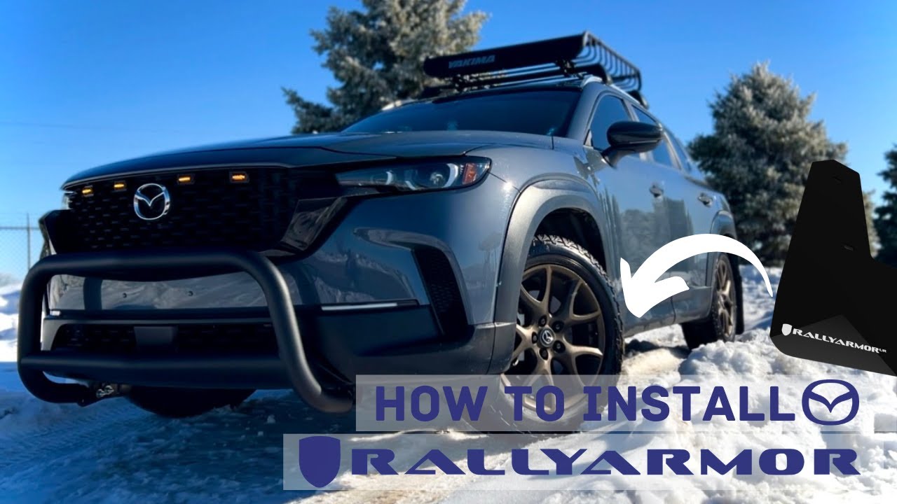 Mazda CX-50 Rally Armor - How to Install Mud Flaps - YouTube