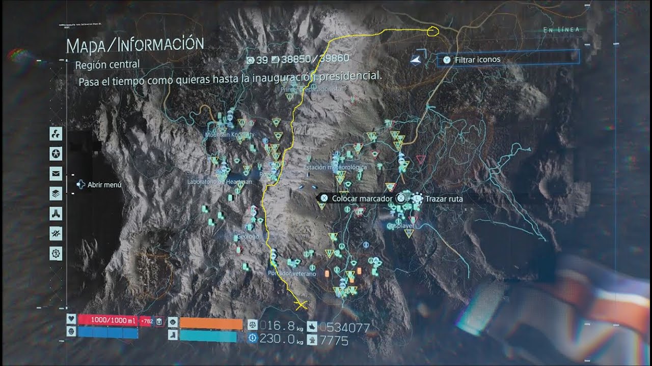 Death Stranding - Route of Mountain to Coast Sur☺ 13/07/2021 - YouTube