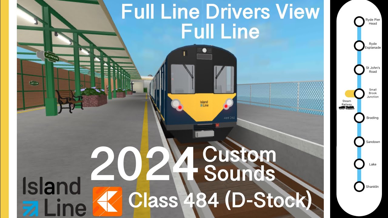 Isle Of Wright Island Line (Roblox) Drivers View with custom 🔈 ...