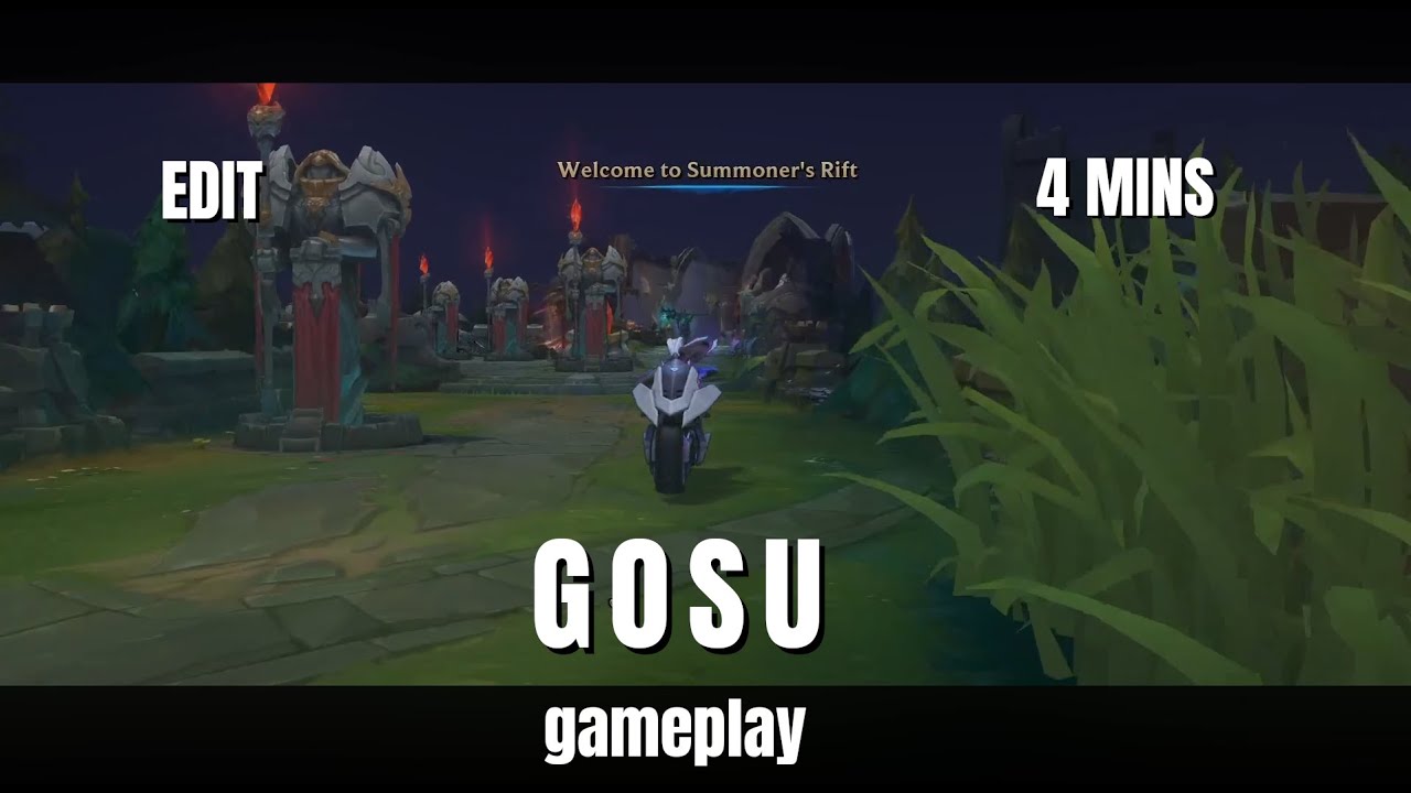 I*GOSU GAMEPLAY*I edit 4 mins I LEAGUE OF LEGENDS - YouTube