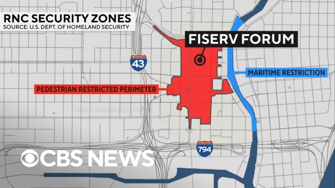 What security looks like at the Republican National Convention - YouTube