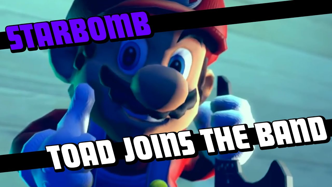 Starbomb: Player Select FAN ANIMATION - TOAD JOINS THE BAND - YouTube