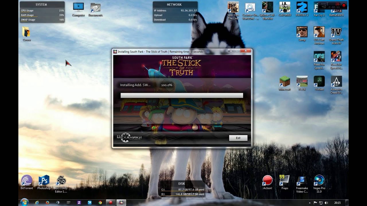 |KAKO INSTALIRATI SOUTH PARK: THE STICK OF TRUTH| [TUTORIAL] - YouTube