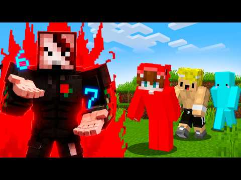 Creé una BATALLA DE AURA entre YOUTUBERS en Minecraft