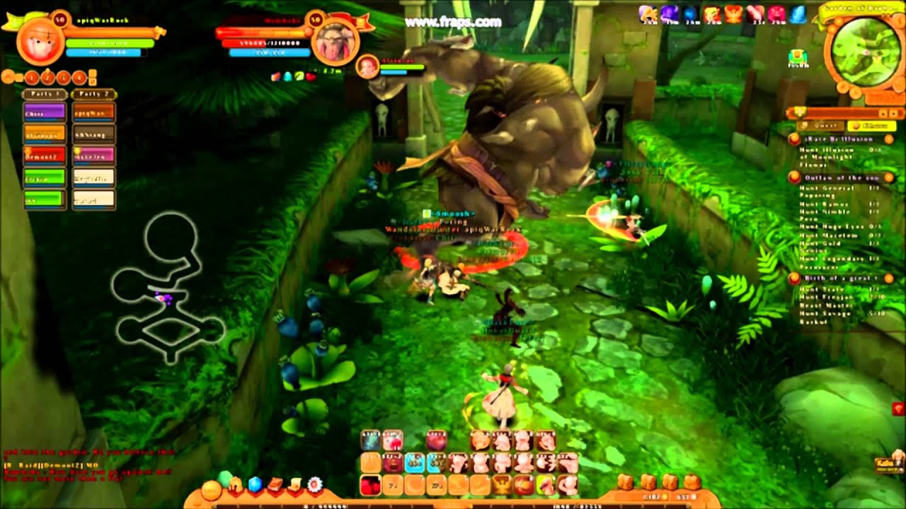 Ragnarok 2 legend of the second Raid Hard Warrior gameplay - YouTube