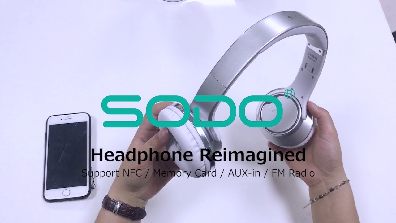 SODO MH1 Bluetooth Headphone 2 in 1 - YouTube